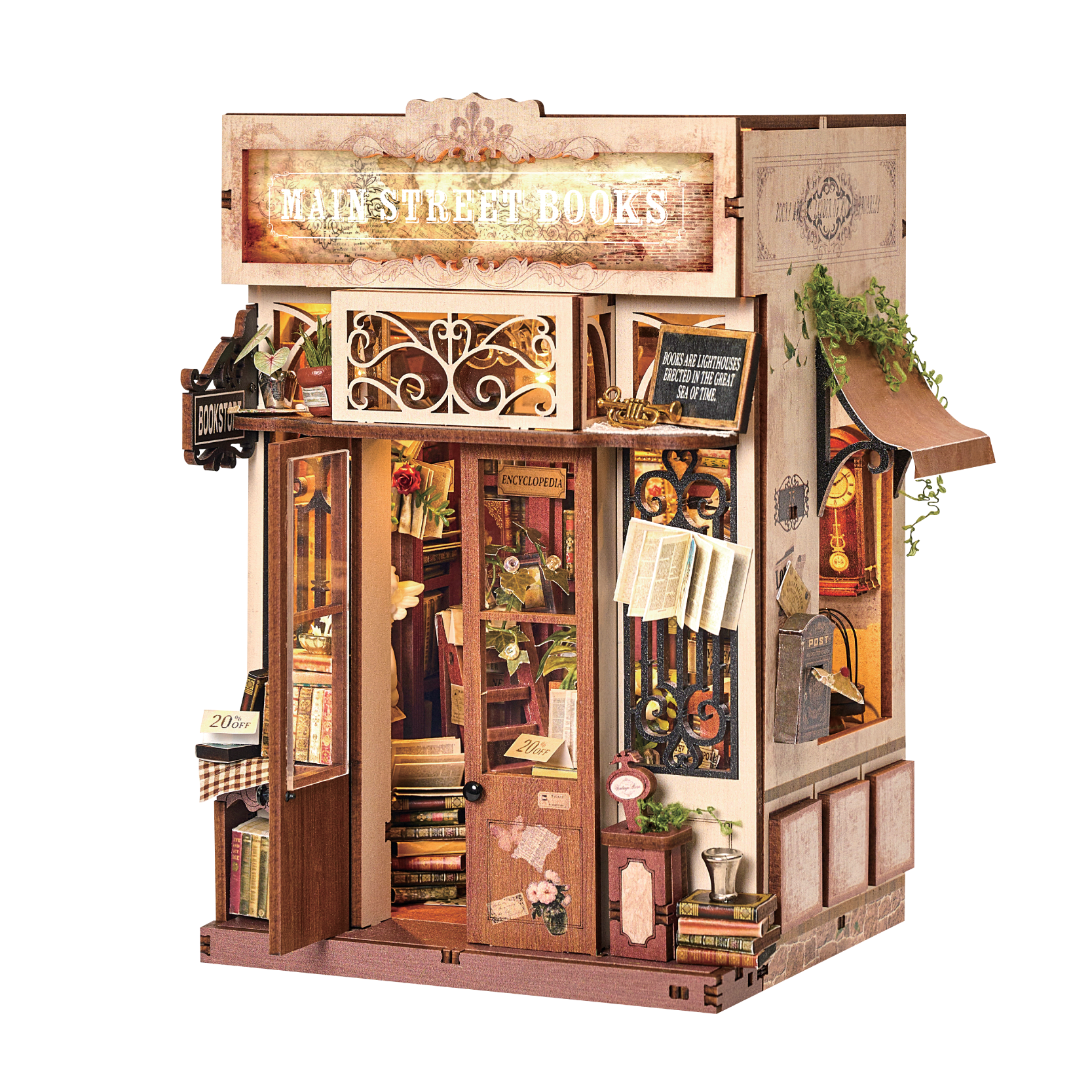 Diy Book Nook Kit: Main Street Books – Homeport