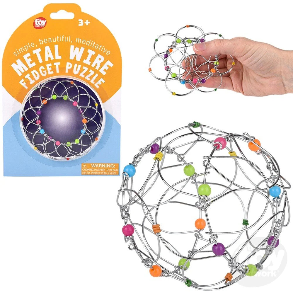 Puzzle Mandala Fidget Wire Toy & Meditative Aid 4" – Homeport