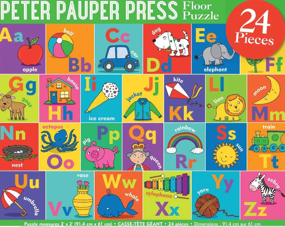 Puzzle Kid's Floor 24 Piece Alphabet – Homeportonline