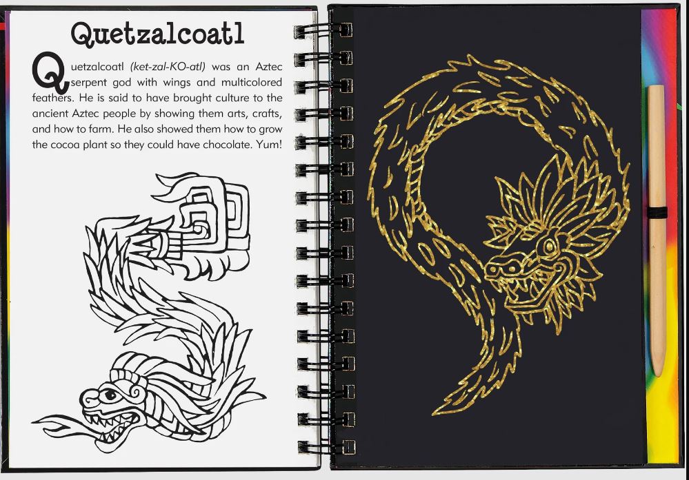 Scratch And Sketch Trace Along Activity Book Dragons And Mythical Crea ...